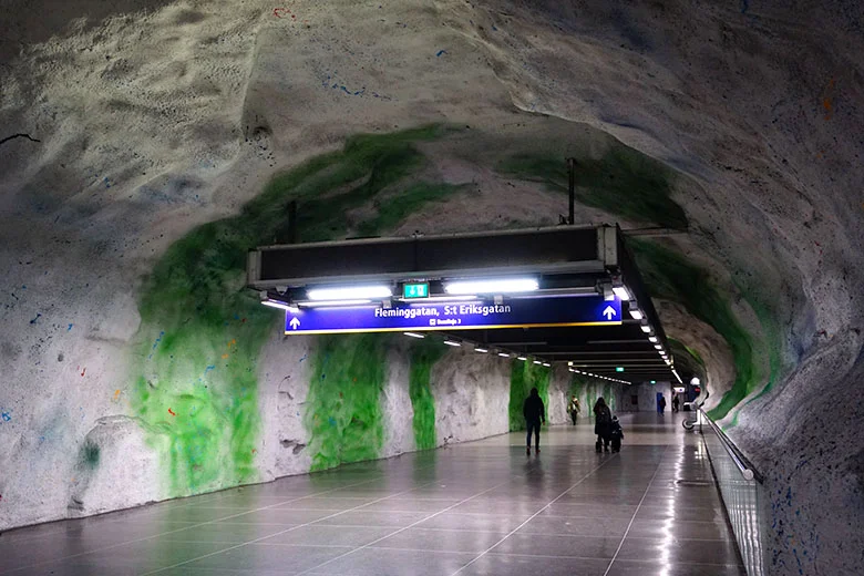 Estaciones más bonitas del METRO de ESTOCOLMO